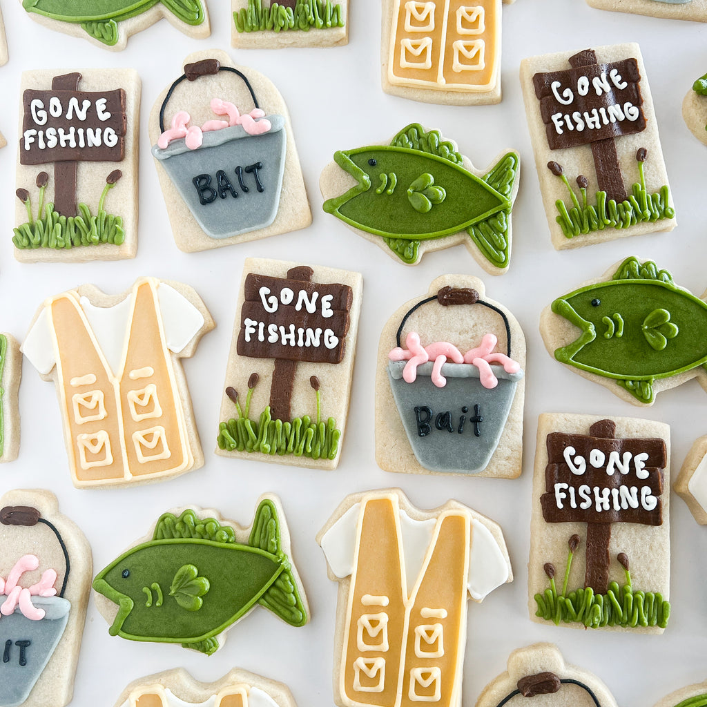 Gone Fishing Sugar cookie Set – Dolce Bakery