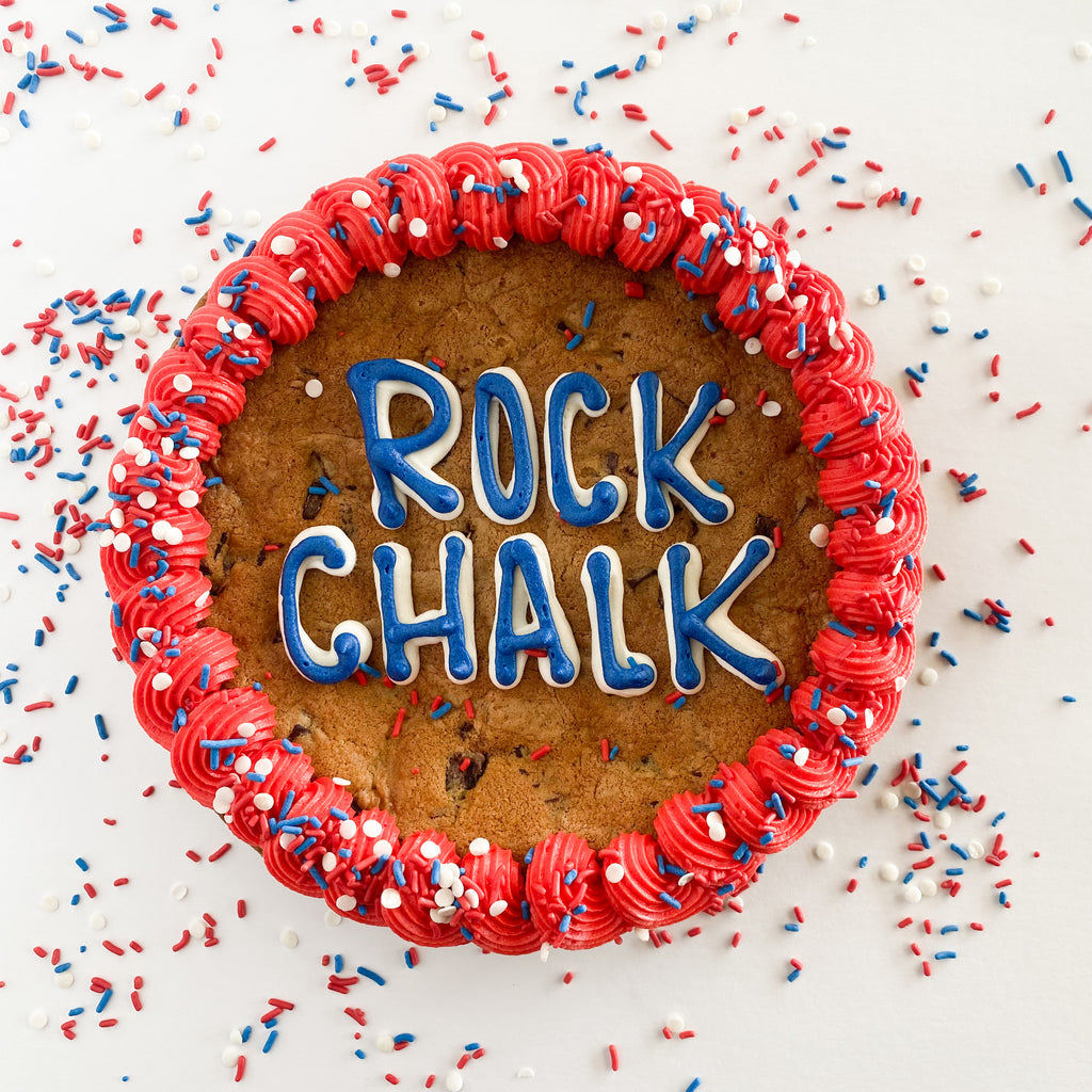 Rock Chalk Cookie Cake – Dolce Bakery