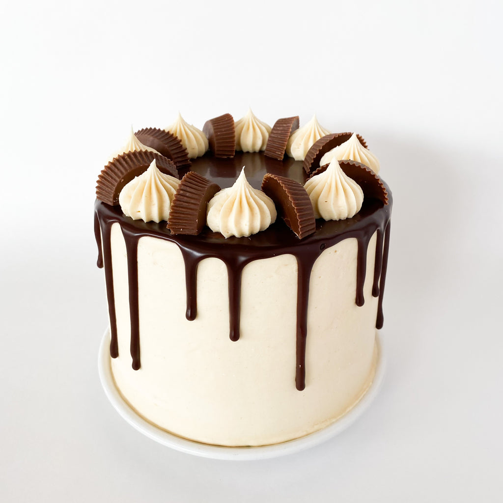 Fancy Peanut Butter Chocolate Cake – Dolce Bakery
