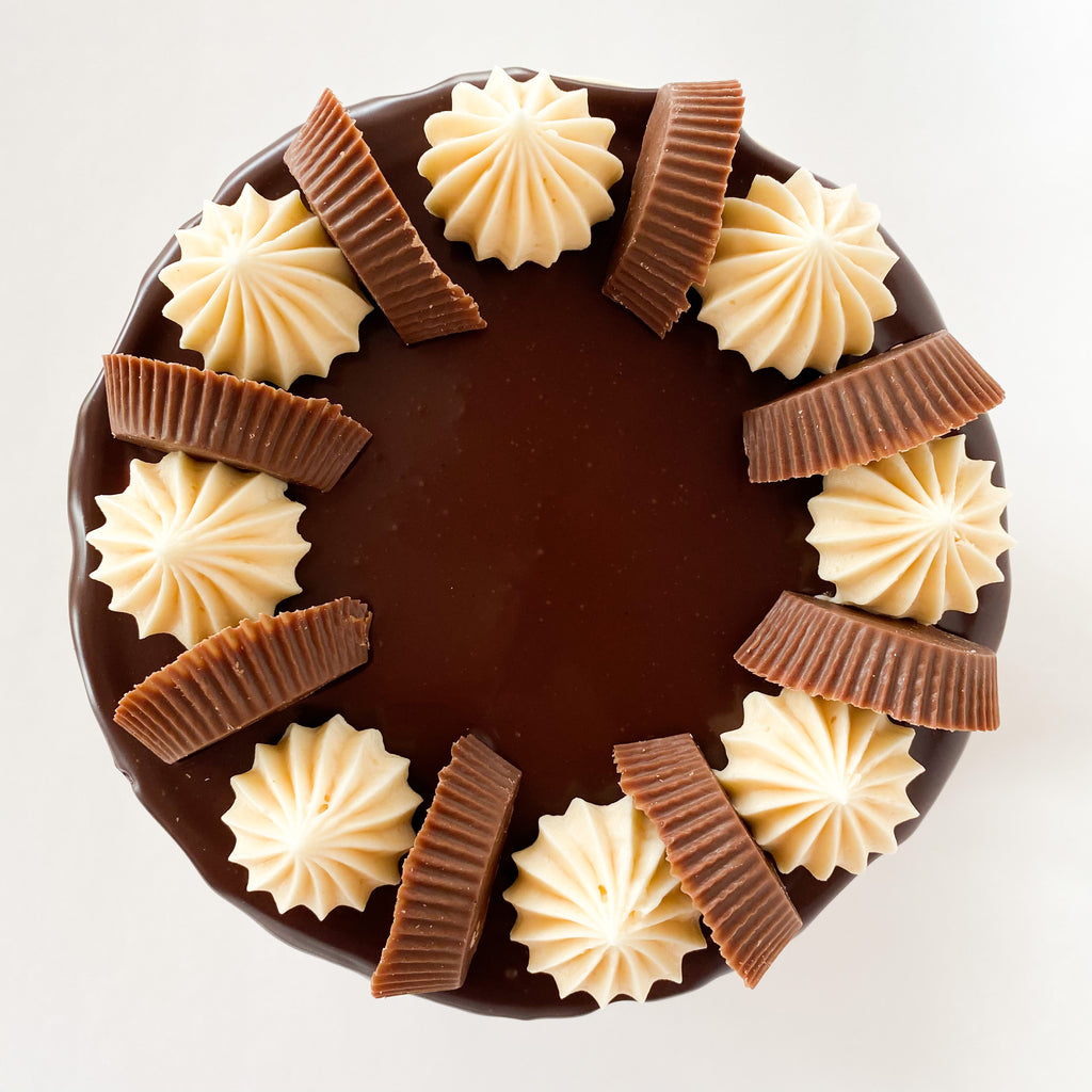 Fancy Peanut Butter Chocolate Cake – Dolce Bakery