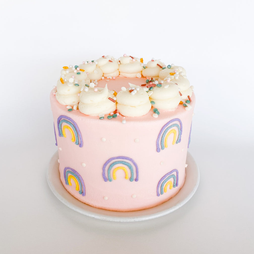 Somewhere Over the Rainbow Cake – Dolce Bakery